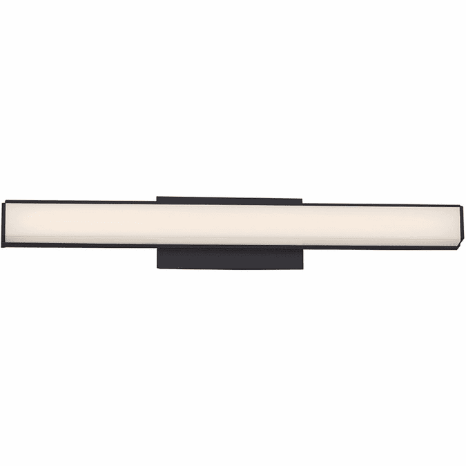 dweLED by WAC WS-77618-BK Brink Contemporary Black LED 18" Bathroom Light - DWE-WS-77618-BK_