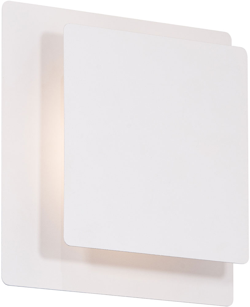 dweLED by WAC WS-87407-WT Greet Modern White LED Wall Light Fixture ...