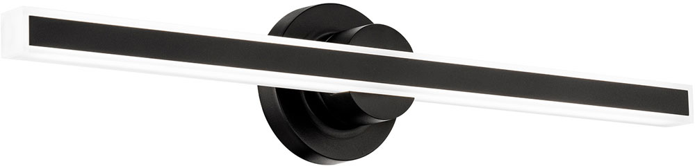 dweLED by WAC WS-99426-BK Bastone Modern Black LED 26" Bathroom Sconce Lighting - DWE-WS-99426-BK