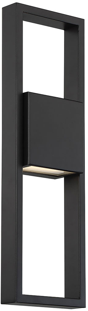 dweLED by WAC WS-W13918-BK Archetype Modern Black LED Outdoor Lighting Wall Sconce - DWE-WS ...