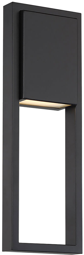 dweLED by WAC WS-W15918-BK Archetype Contemporary Black LED Outdoor ...