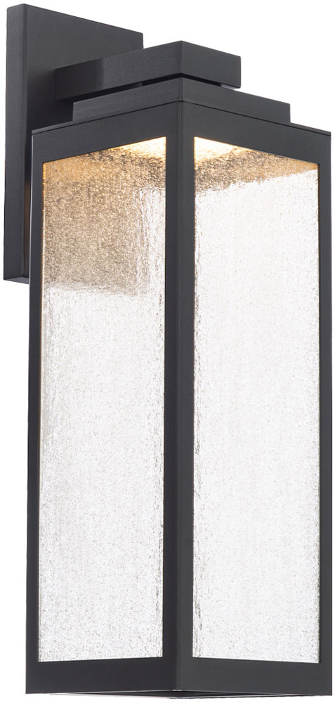 dweLED by WAC WS-W17218-BK Amherst Modern Black LED Outdoor Sconce Lighting - DWE-WS-W17218-BK