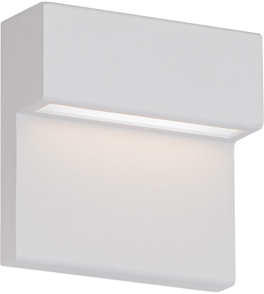 dweLED by WAC WS-W25106-WT Balance Modern White LED Exterior Light ...