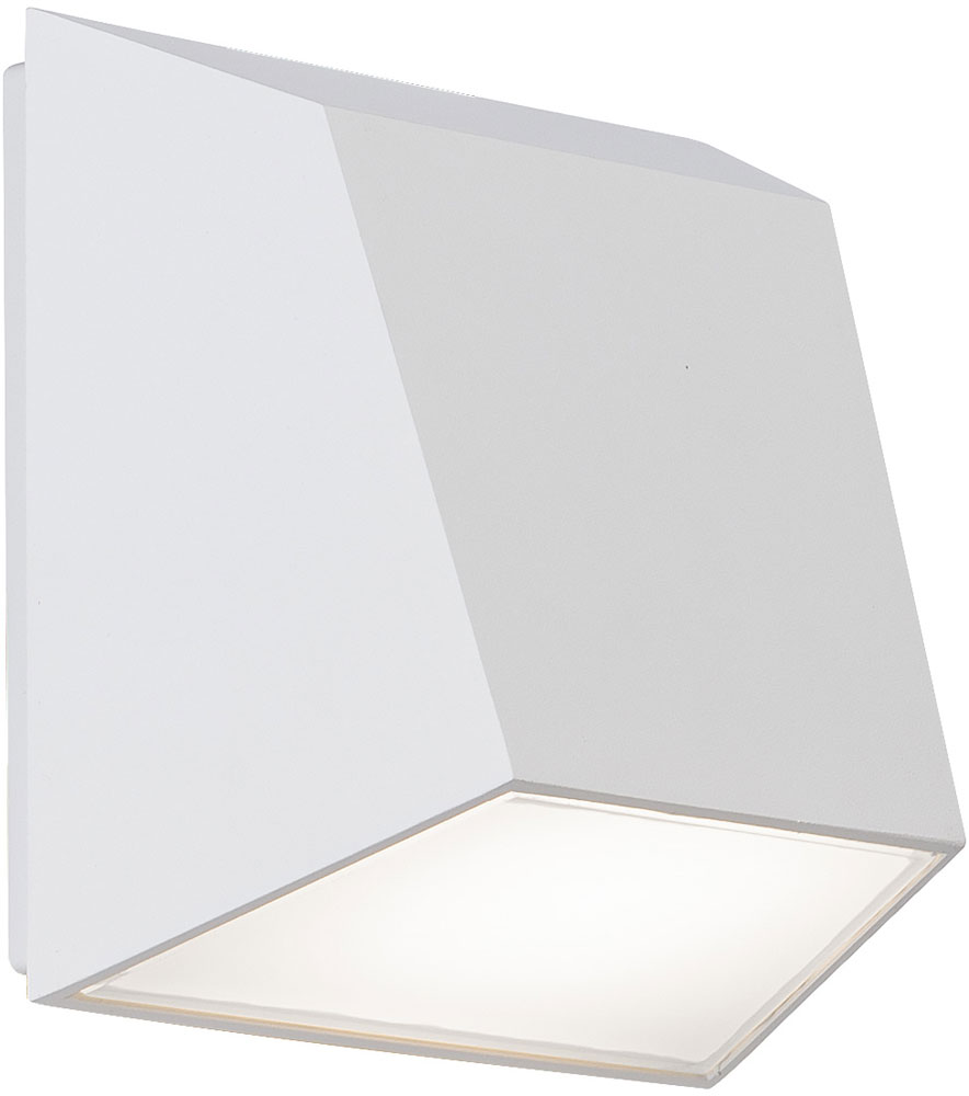 dweLED by WAC WS-W27106-WT Atlantis Contemporary White LED Exterior ...