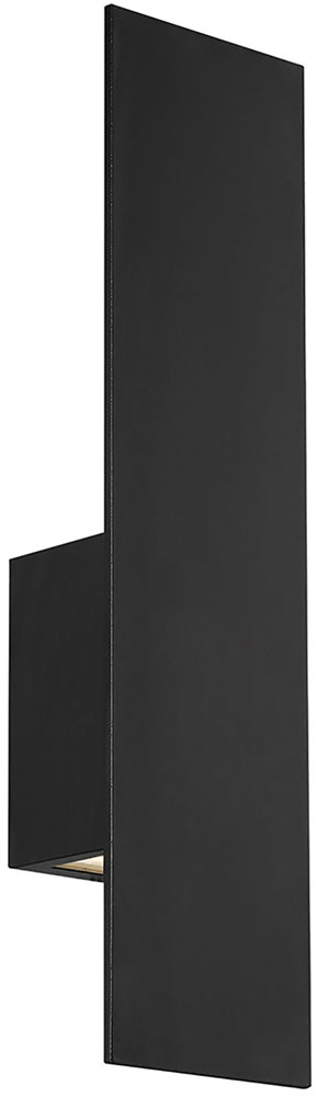 dweLED by WAC WS-W54620-BK Icon Contemporary Black LED Exterior Wall Sconce - DWE-WS-W54620-BK