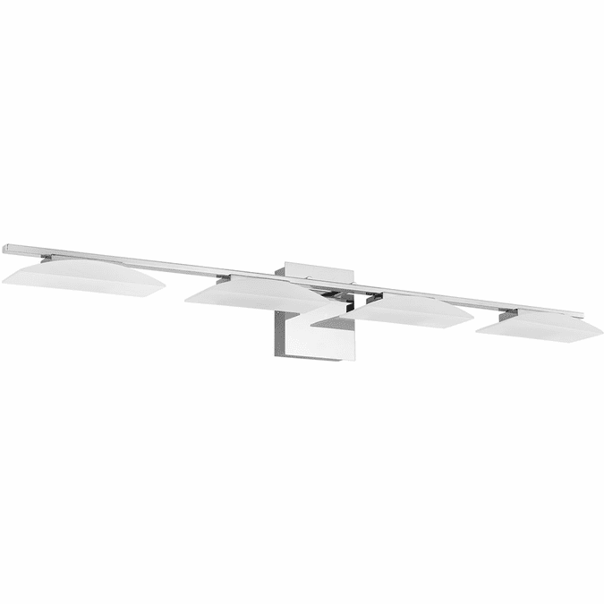 EGLO 204045A Metrass 3 Contemporary Chrome LED 4-Light Bathroom Light ...