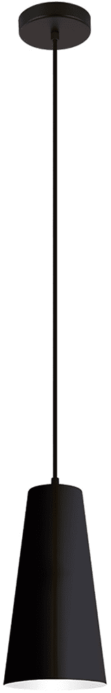 EGLO 205651A Pratella Structured Black Mini Drop Ceiling Light Fixture ...