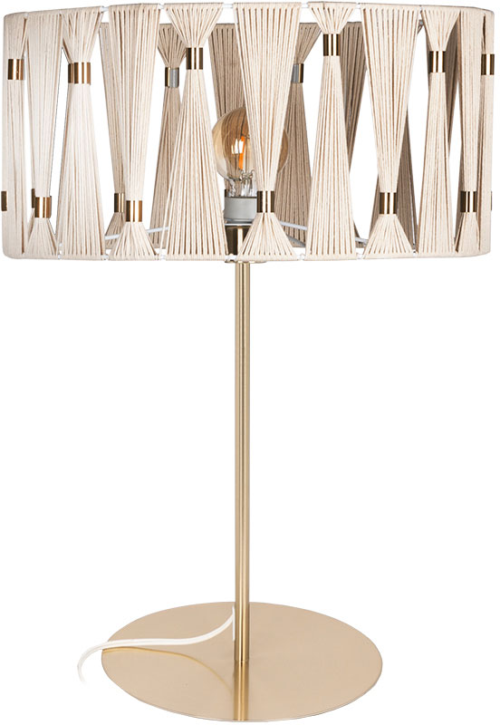 EGLO 205819A Macclenny Contemporary Brushed Brass Drum Table Top Lamp ...