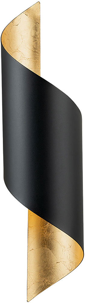EGLO 39654A Jabaloyas Modern Black and Gold Cylinder Wall Sconce - EGL ...