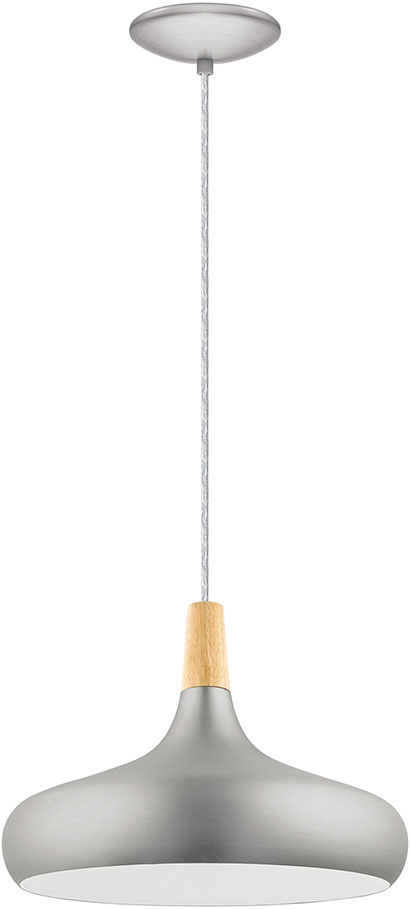 EGLO 96986A Sabinar Contemporary Brushed Nickel Hanging Light Fixture ...