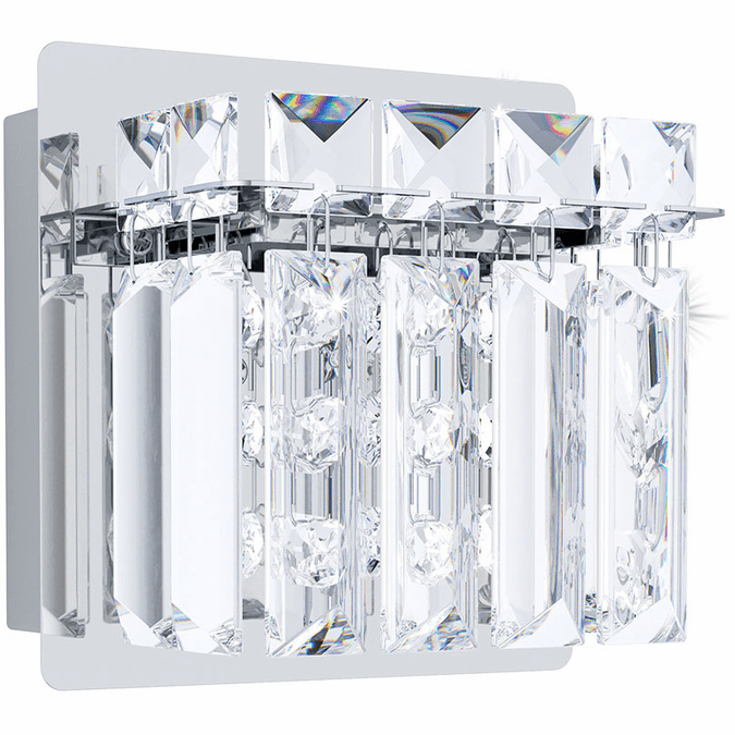 EGLO 98597A Fuetescusa Modern Chrome LED Oval Wall Light Fixture - EGL ...