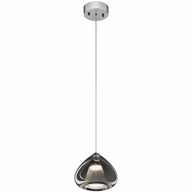 Elan 84020 Zin Contemporary Chrome LED Mini Drop Ceiling Lighting - ELN ...