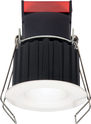 Elco E1L61CTW_ Oak System Modern White LED 1" Trimless Round Recessed ...