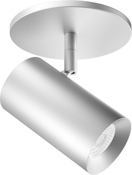 Elco E25MS Koto Sylo Contemporary Silver LED 2 Inch Monopoint Track ...