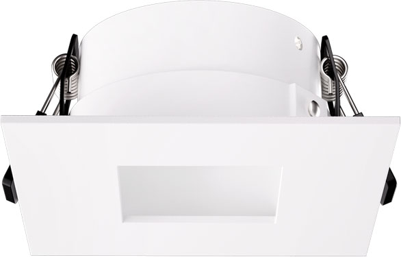 Elco EKCL2527W Pex Contemporary White 2 Inch Canless Square Adjustable ...