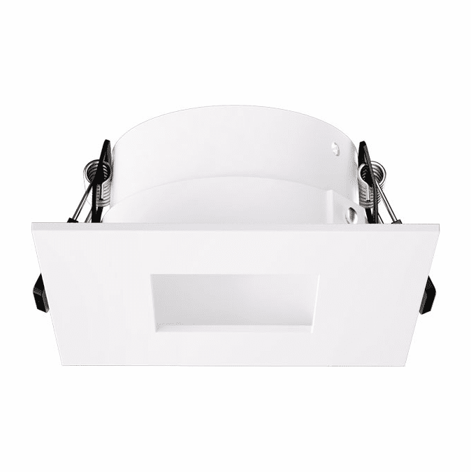 Elco EKCL2527W Pex Contemporary White 2 Inch Canless Square Adjustable ...