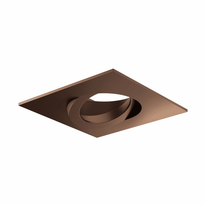 Elco EKCL2588BZ Pex Modern Bronze 2 Inch Canless Square Gimbal Recessed ...