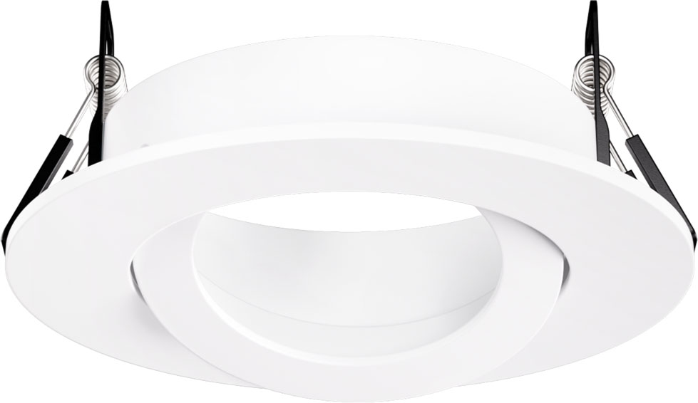 Elco EKCL2888W Pex Modern White 2 Inch Canless Round Gimbal Recessed ...