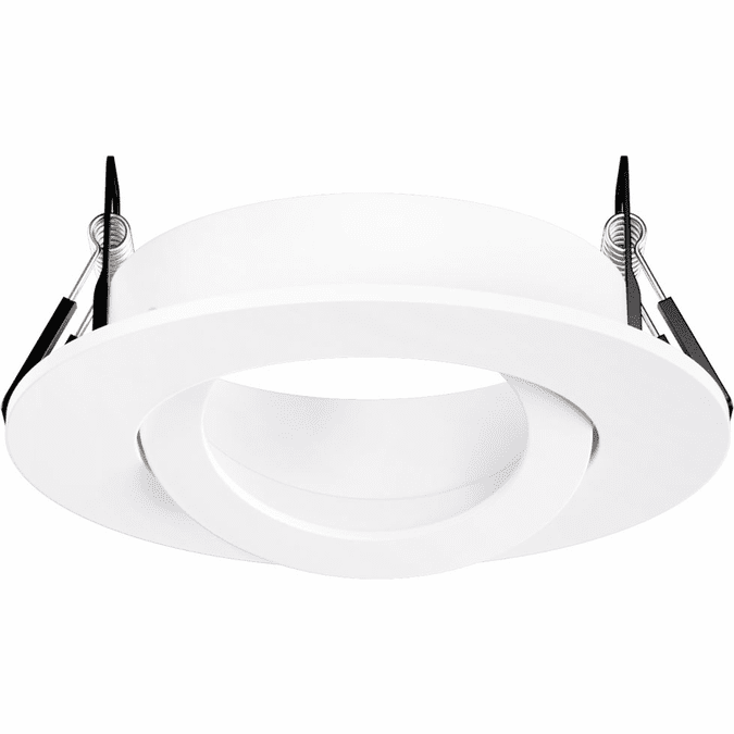 Elco EKCL2888W Pex Modern White 2 Inch Canless Round Gimbal Recessed ...