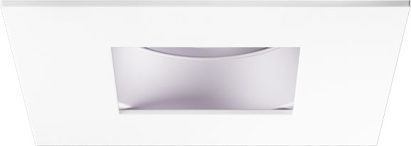 Elco EKCL3327H Pex Modern Haze w/ White Trim 3 Inch Canless Square ...