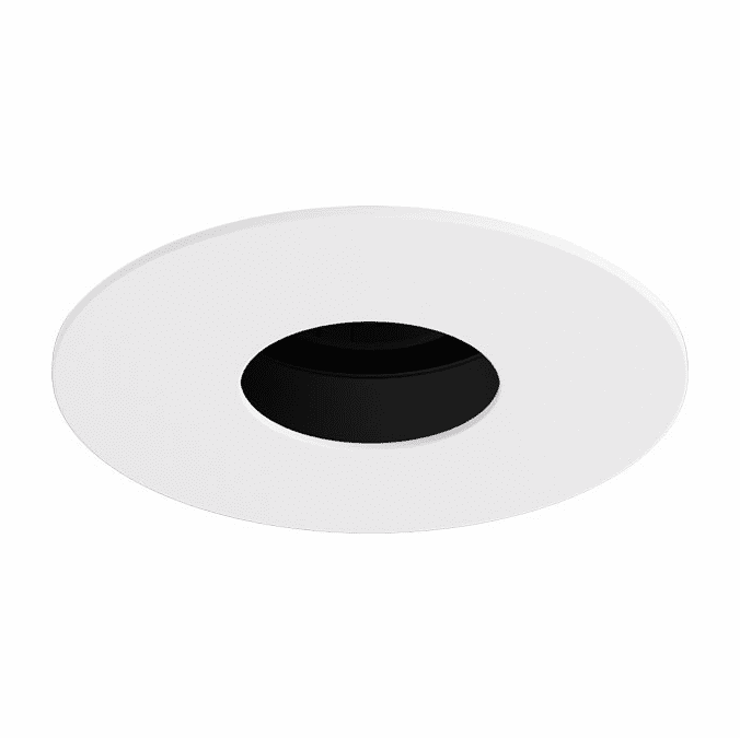 Elco EKCL3627B Pex Contemporary Black w/ White Trim 3 Inch Canless ...