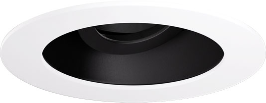 Elco EKCL3629B Pex Contemporary Black w/ White Trim 3 Inch Canless ...