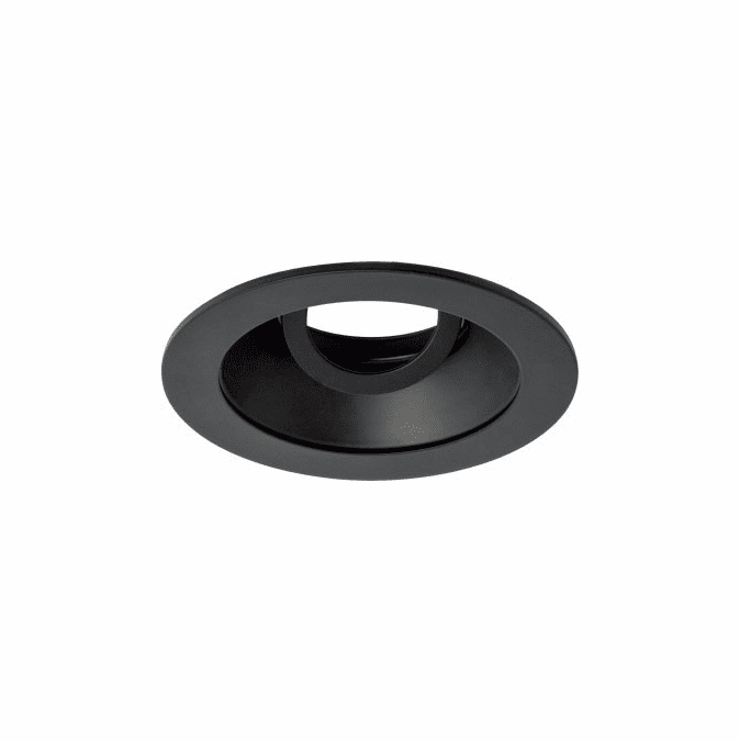 Elco EKCL4111BB Pex Modern Black 4" Round Adjustable Reflector Ceiling ...