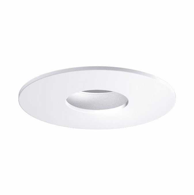 Elco EKCL4127H Pex Contemporary Haze w/ White Ring 4 Inch Canless Round ...