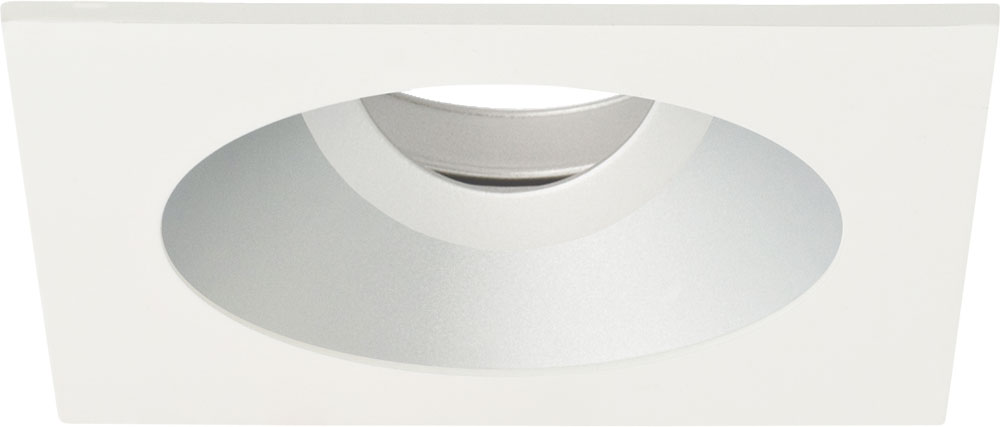 Elco EKCL4229H Pex Modern Haze w/ White Trim 4 Inch Canless Square ...