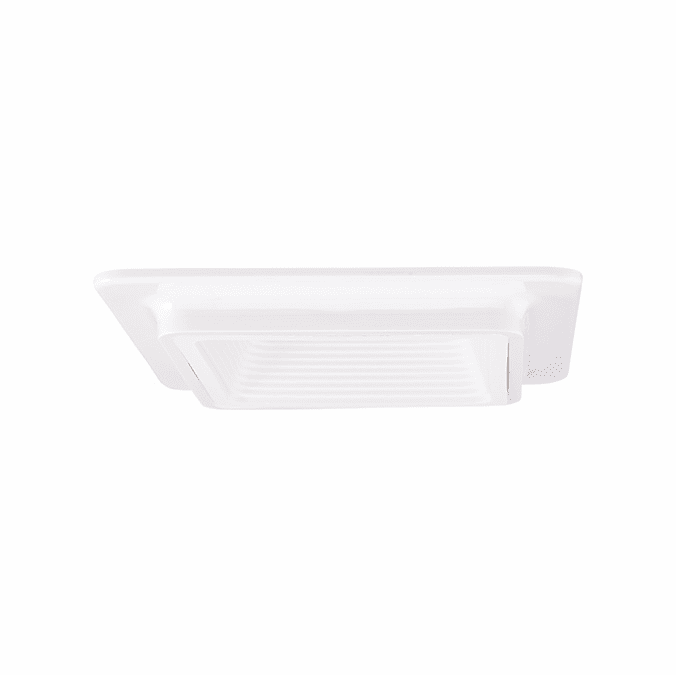 Elco EL1491W Contemporary White 4" Deep Square Recessed Lighting Baffle ...
