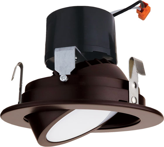 Elco EL416CT5BZ Modern Bronze 4 Inch Adjustable Gimbal Recessed LED ...