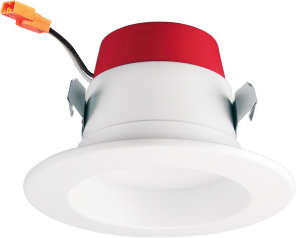Elco EL431CT5W 4 Inch Modern White LED 4 Inch Round LED Reflector with ...
