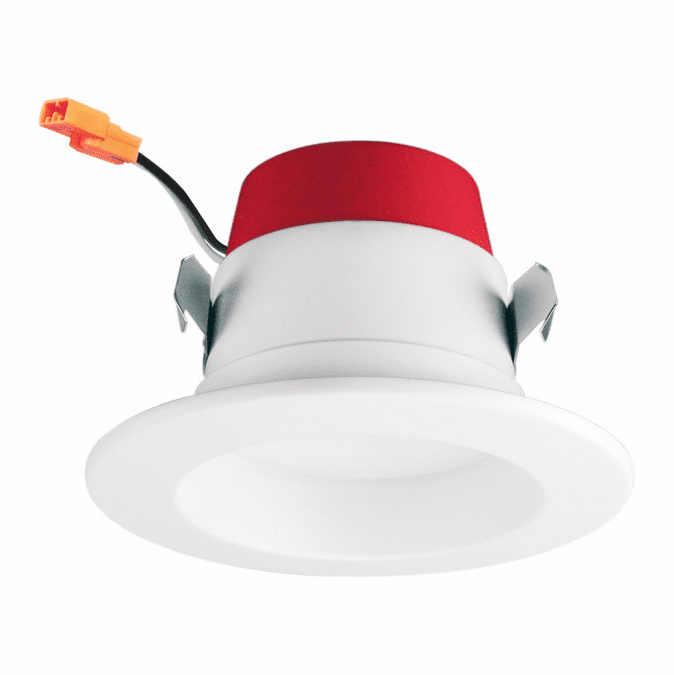 Elco EL431CT5W 4 Inch Modern White LED 4 Inch Round LED Reflector with ...