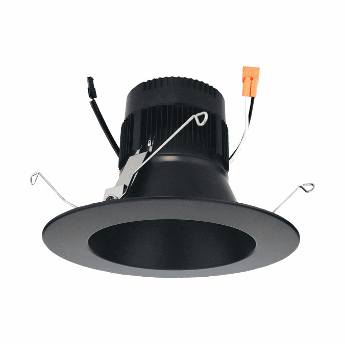 Elco EL685CT5DBB Contemporary Black 6" 0-10V LED Recessed Ceiling Light ...