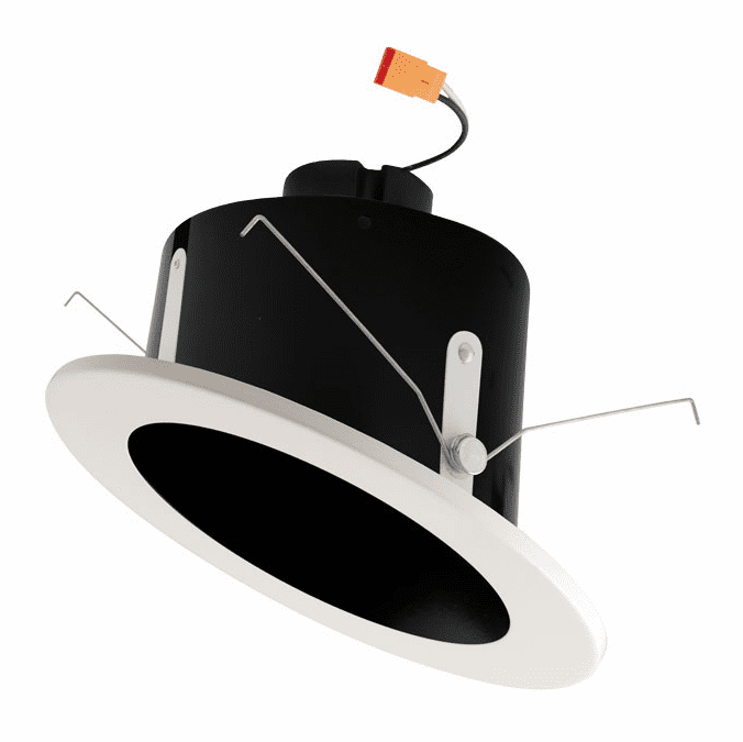 Elco EL715CT5B Contemporary Black LED Can Light 15W 6 Inch Sloped ...