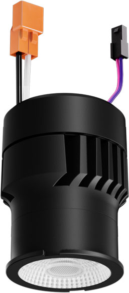 Elco ELK10DX Koto System Modern Black LED 0-10V Module Recessed Light ...