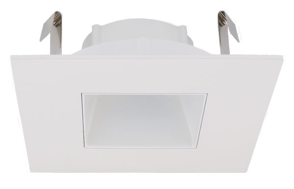 Elco ELK3341W Pex Contemporary All White 3 Inch Square Recessed Light ...