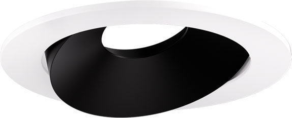 Elco ELK3679B Koto System Pex 3” LED Modern Black w/ White Ring ...