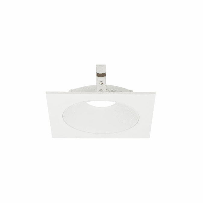 Elco ELK4216W Pex Modern All White 4 Inch Square Shallow Recessed Can ...