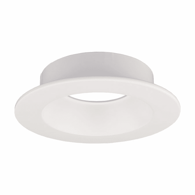 Elco ERT415W Modern White 4" Round Ceiling Can Light Trim - ELC-ERT415W