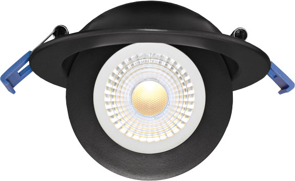 Elco ERT416CT5B Contemporary Black LED 4 inch Floating Adjustable ...