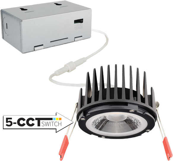 Elco ERT4L10CT5 Elm System Modern LED 4" Round Recessed Lighting Insert ...