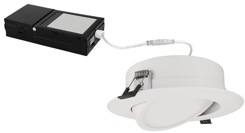 Elco ERT613CT5DXW Contemporary White LED 6 Inch 120/277/347V Recessed ...