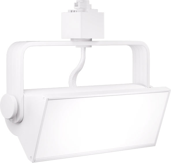 Elco ETWCT5W Pipe Contemporary White LED Wall Wash Track Light Head ...