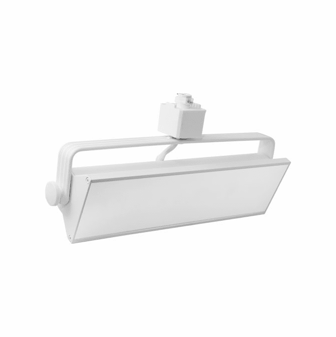 Elco ETWCT3W Pipe Contemporary White LED Wall Wash Track Light Head ...