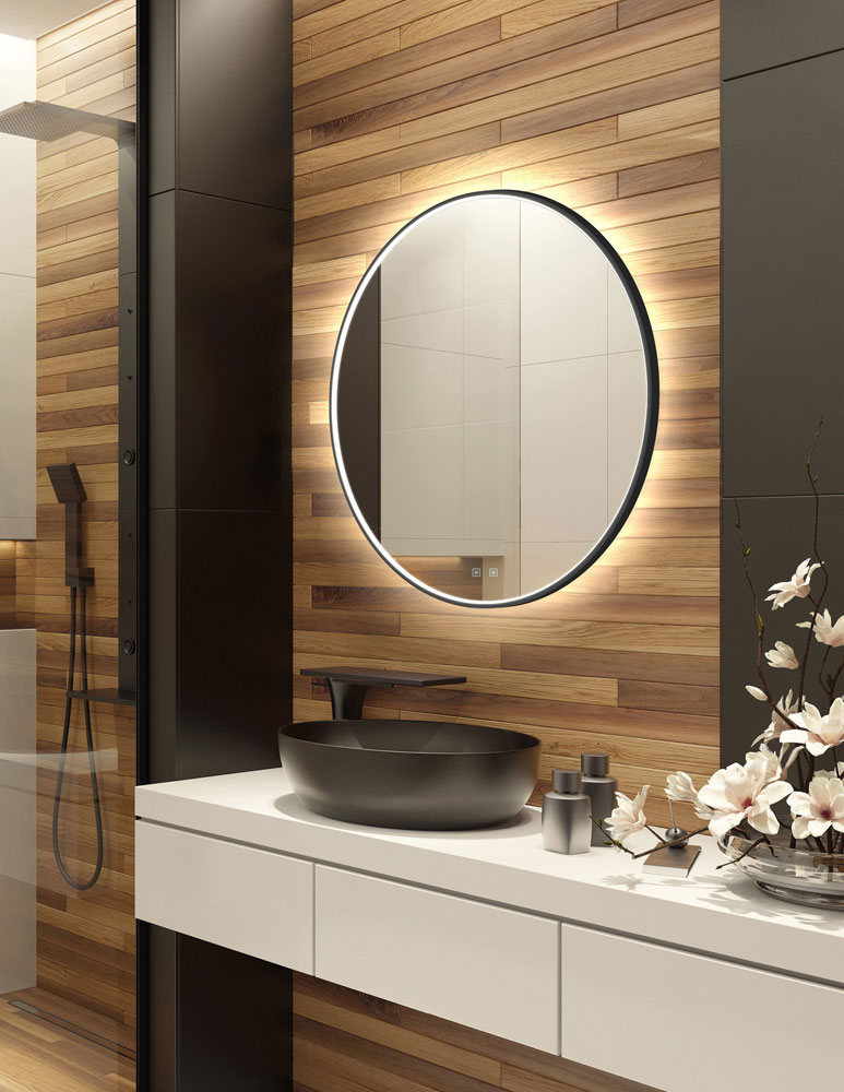 Electric Mirror BRI-36 Brilliance Modern LED Circular Mirror - EMI-BRI-36