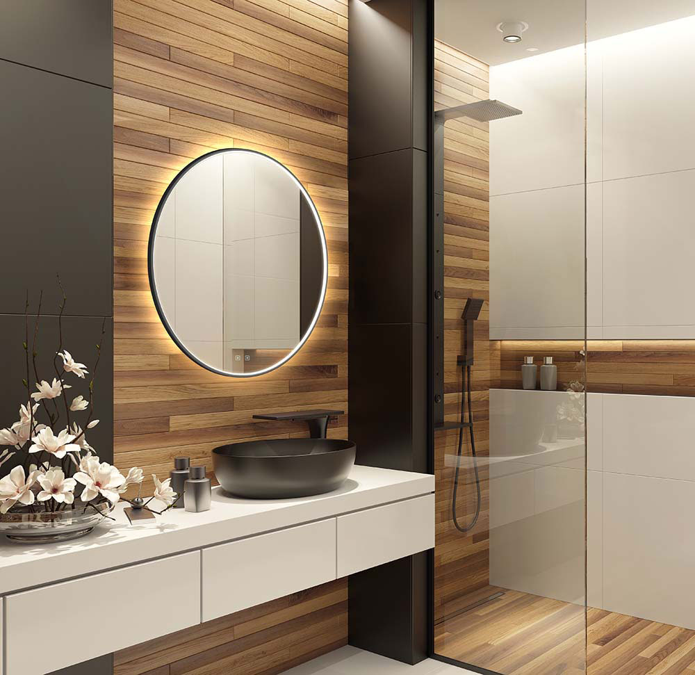 Electric Mirror BRI-30 Brilliance Modern LED Circular Mirror - EMI-BRI-30