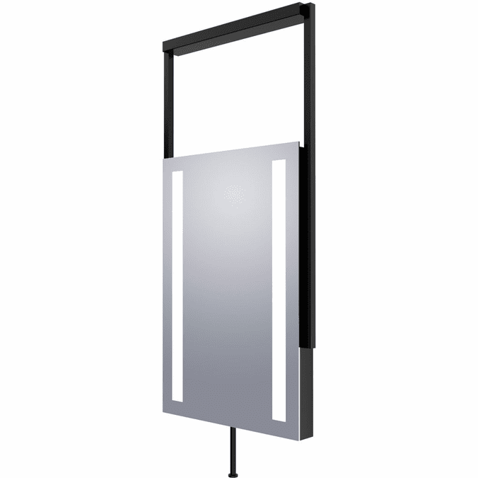 Electric Mirror ELE60-2436-BK05 Element Modern Matte Black LED Wall ...