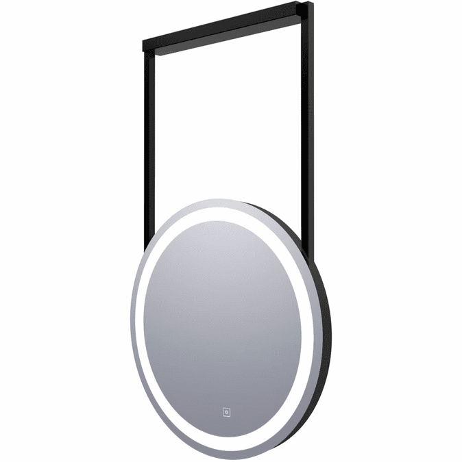 Electric Mirror ELI49-30-BK05 Elite Modern Matte Black LED Wall Mirror ...