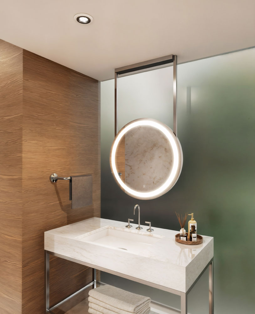 Electric Mirror ELI49-30-SS01 Elite Modern Polished Stainless LED Wall ...